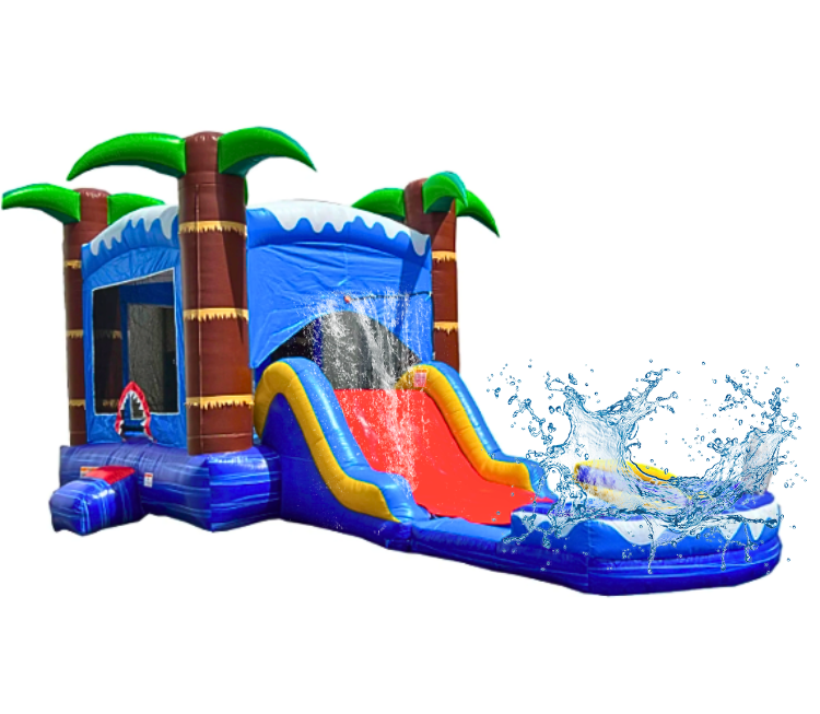 Tropical Shark Island - Bounce House Boise