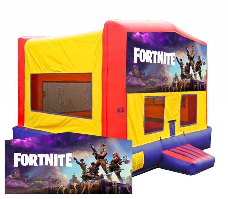 Fortnite Theme BH Module Bounce House - Bounce House Boise